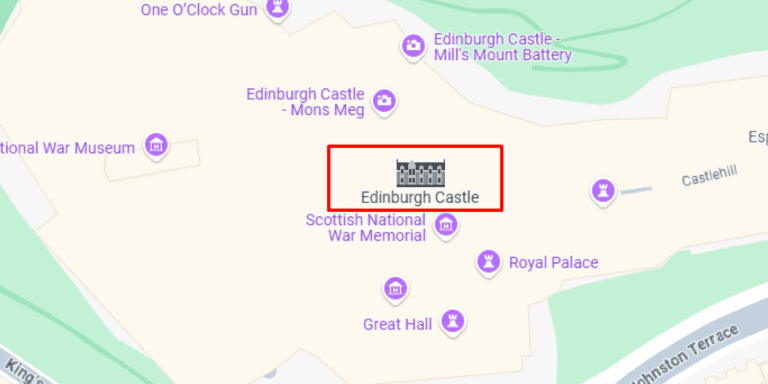 Edinburgh Tourist Map 2025 – Top Attractions & Travel Guide